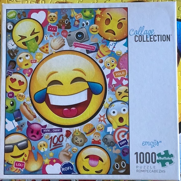 Buffalo Games | Games | 00 Piece Puzzle Emojis Collage Collection By ...